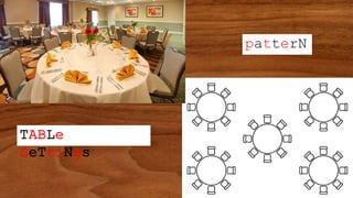 Banquet Set-up Styles | PPTX