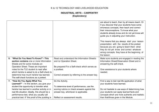 Tle carpentry tg | PDF
