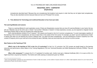 Tle carpentry tg | PDF