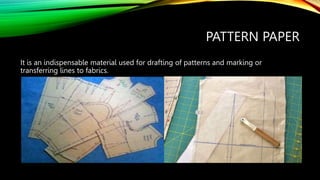 TLE Demonstration Teaching about the BASIC SEWING TOOLS | PPTX