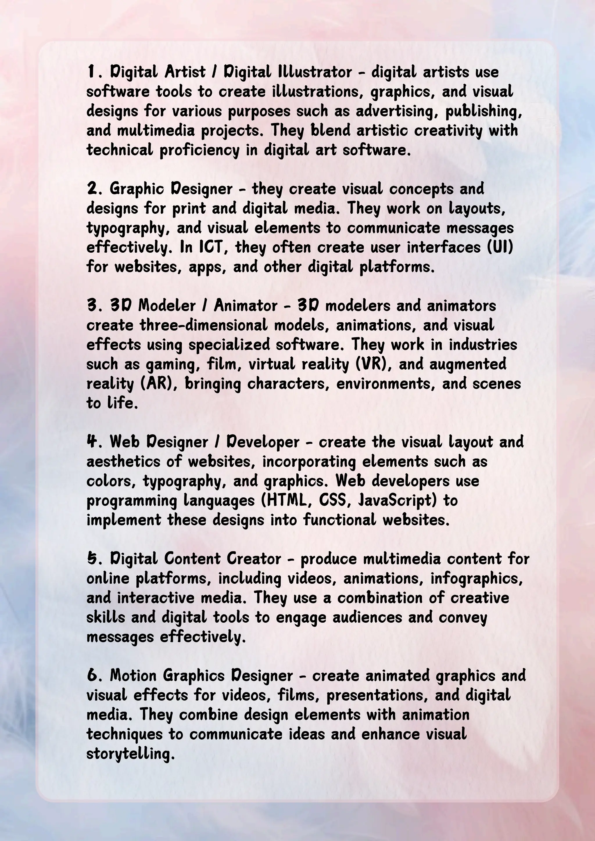 TLE Grade 7 - Sectors of ICT and Its Career and Business Opportunities ...