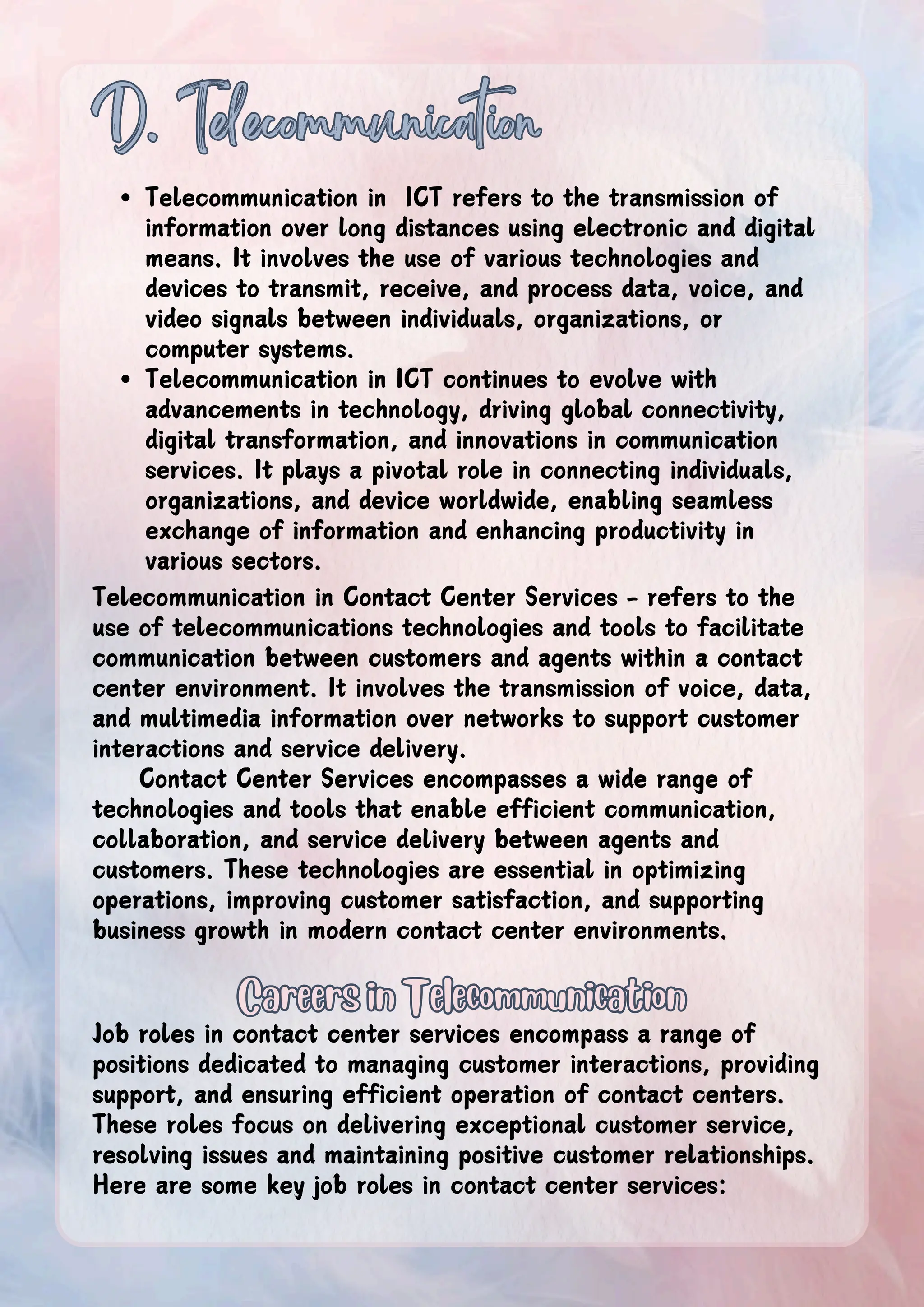 TLE Grade 7 - Sectors of ICT and Its Career and Business Opportunities ...