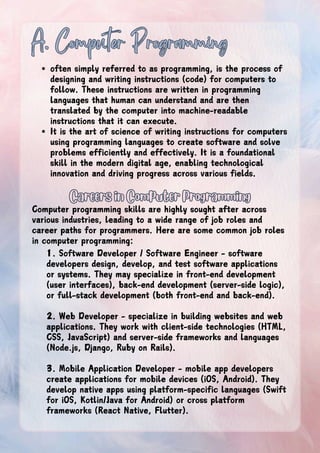 TLE Grade 7 - Sectors of ICT and Its Career and Business Opportunities ...