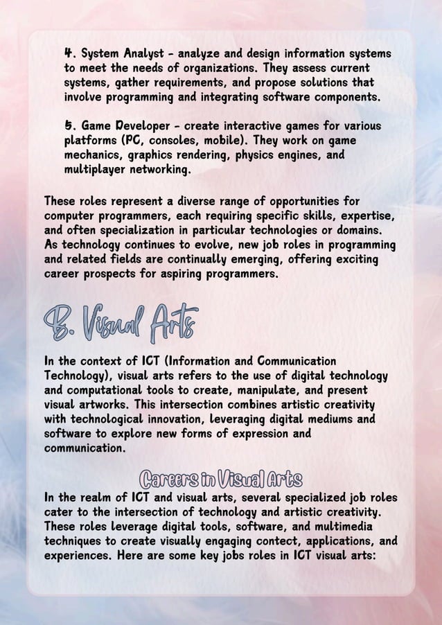 TLE Grade 7 - Sectors of ICT and Its Career and Business Opportunities ...