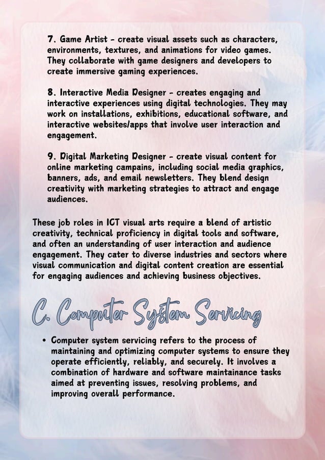TLE Grade 7 - Sectors of ICT and Its Career and Business Opportunities ...
