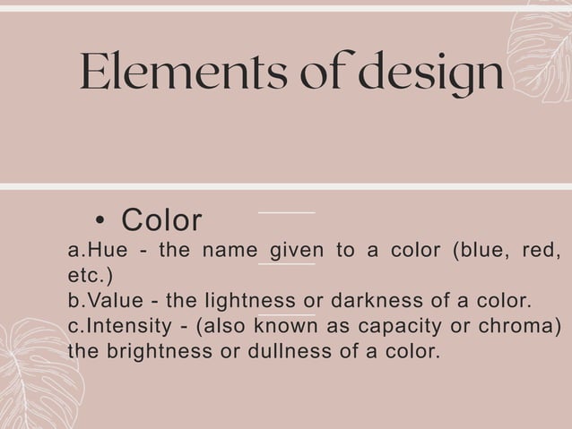 TLE HANDICRAFT- PRINCIPLES-AND-ELEMENTS-OF-DESIGN- GRADE 7.pptx | Arts ...
