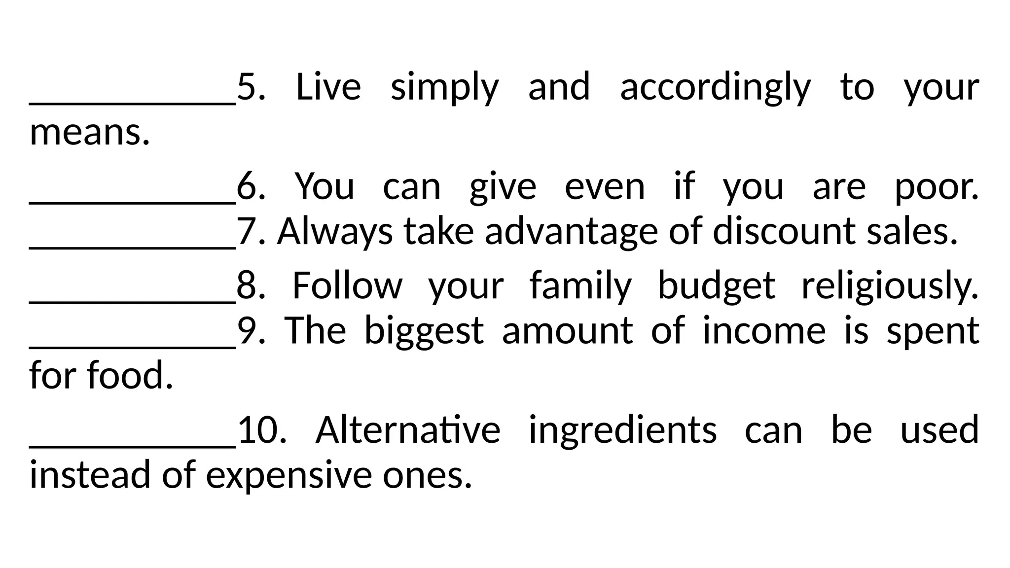 PREPARING AND ALLOCATING OF FAMILLY BUDGET | PPTX