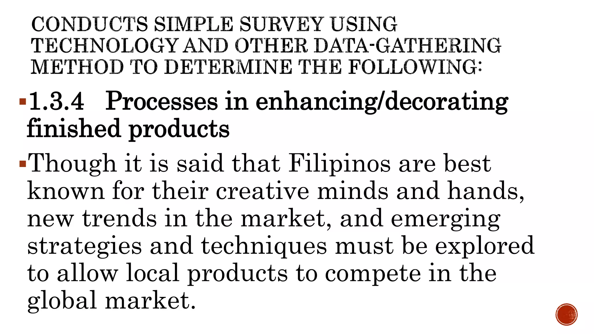 TLE IA Lesson 2 How to Conduct Simple Survey Using Technology and Other ...