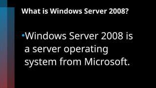 TLE ICT CSS 10 Q2 W2 Installing Operating Systems (Windows Server 2008 ...