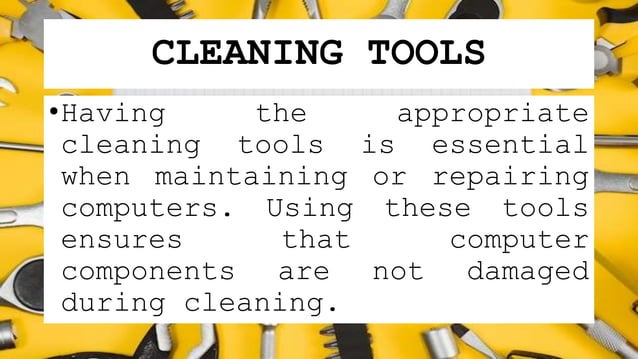 TLE LESSON 1 Computer Servicing Tools.pptx | Computer Peripherals | Computing