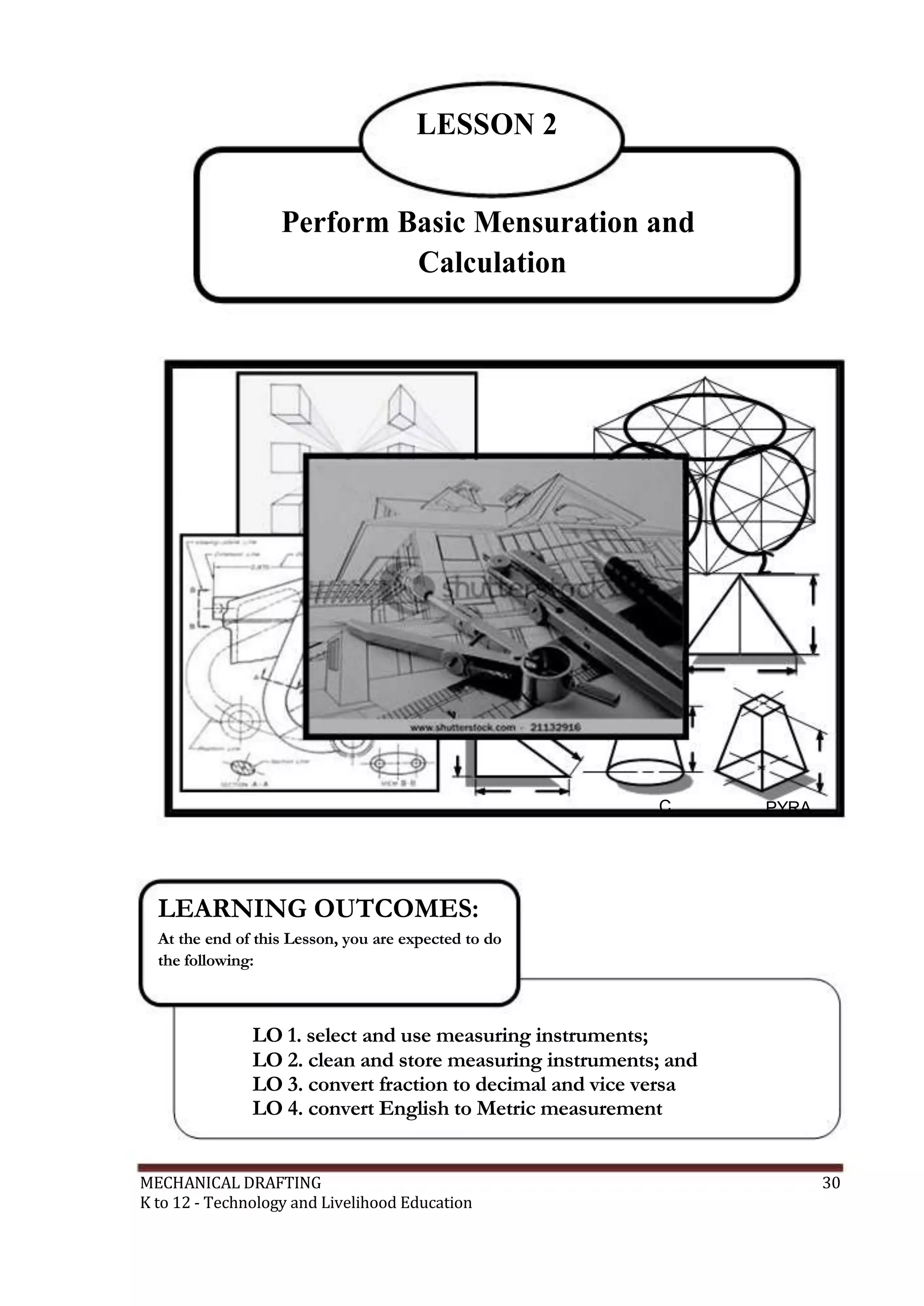 TLE - Mechanical Drafting (Learning Module) | PDF