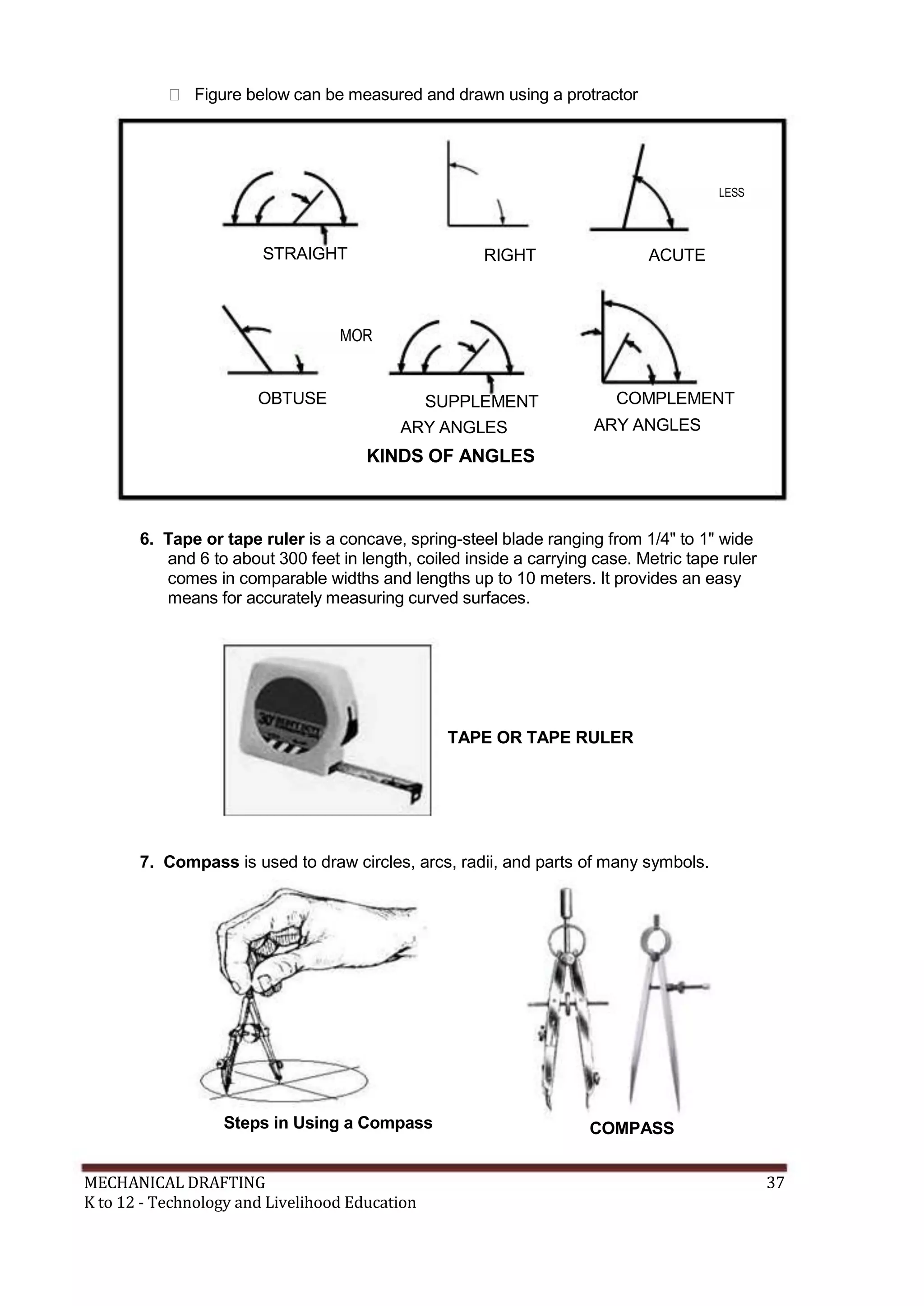 TLE - Mechanical Drafting (Learning Module) | PDF