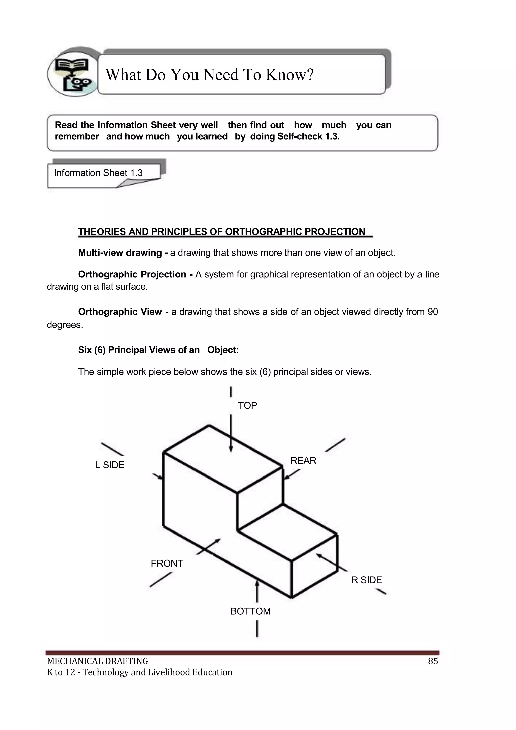 TLE - Mechanical Drafting (Learning Module) | PDF