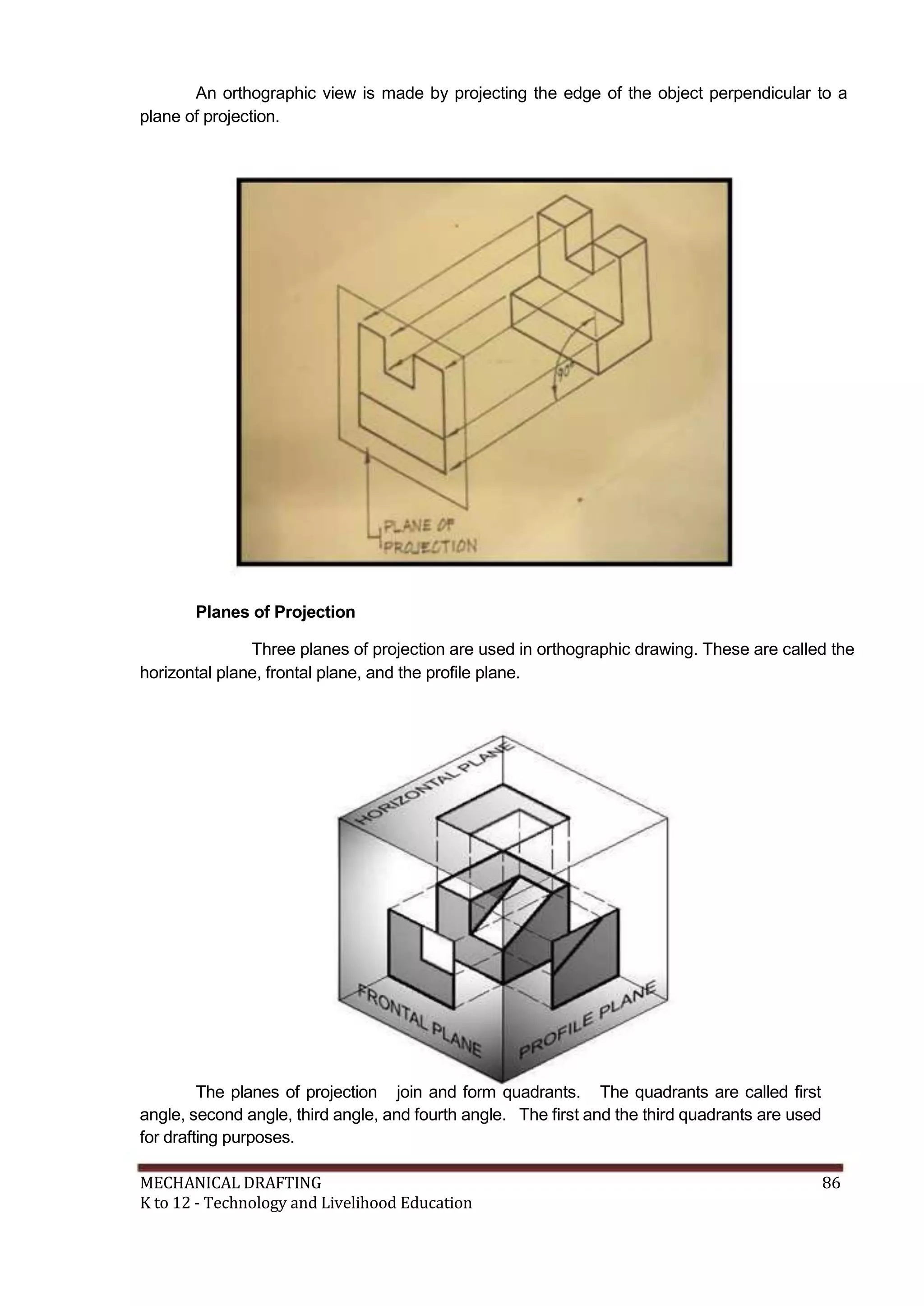 TLE - Mechanical Drafting (Learning Module) | PDF