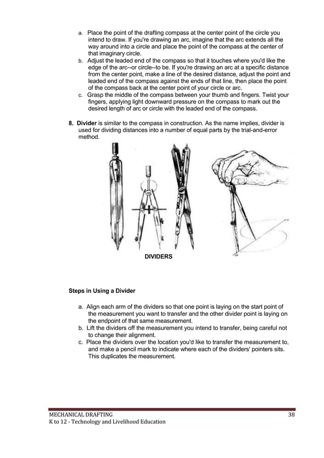 TLE - Mechanical Drafting (Learning Module) | PDF