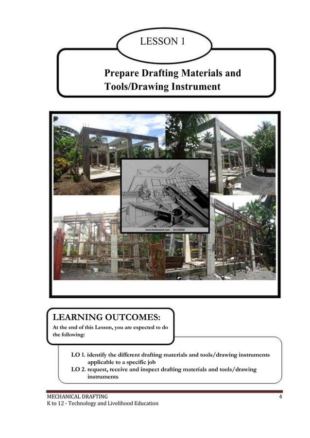 TLE - Mechanical Drafting (Learning Module) | PDF