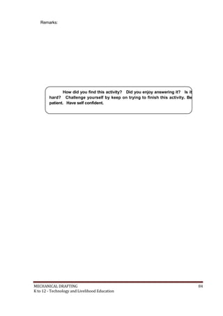 TLE - Mechanical Drafting (Learning Module) | PDF