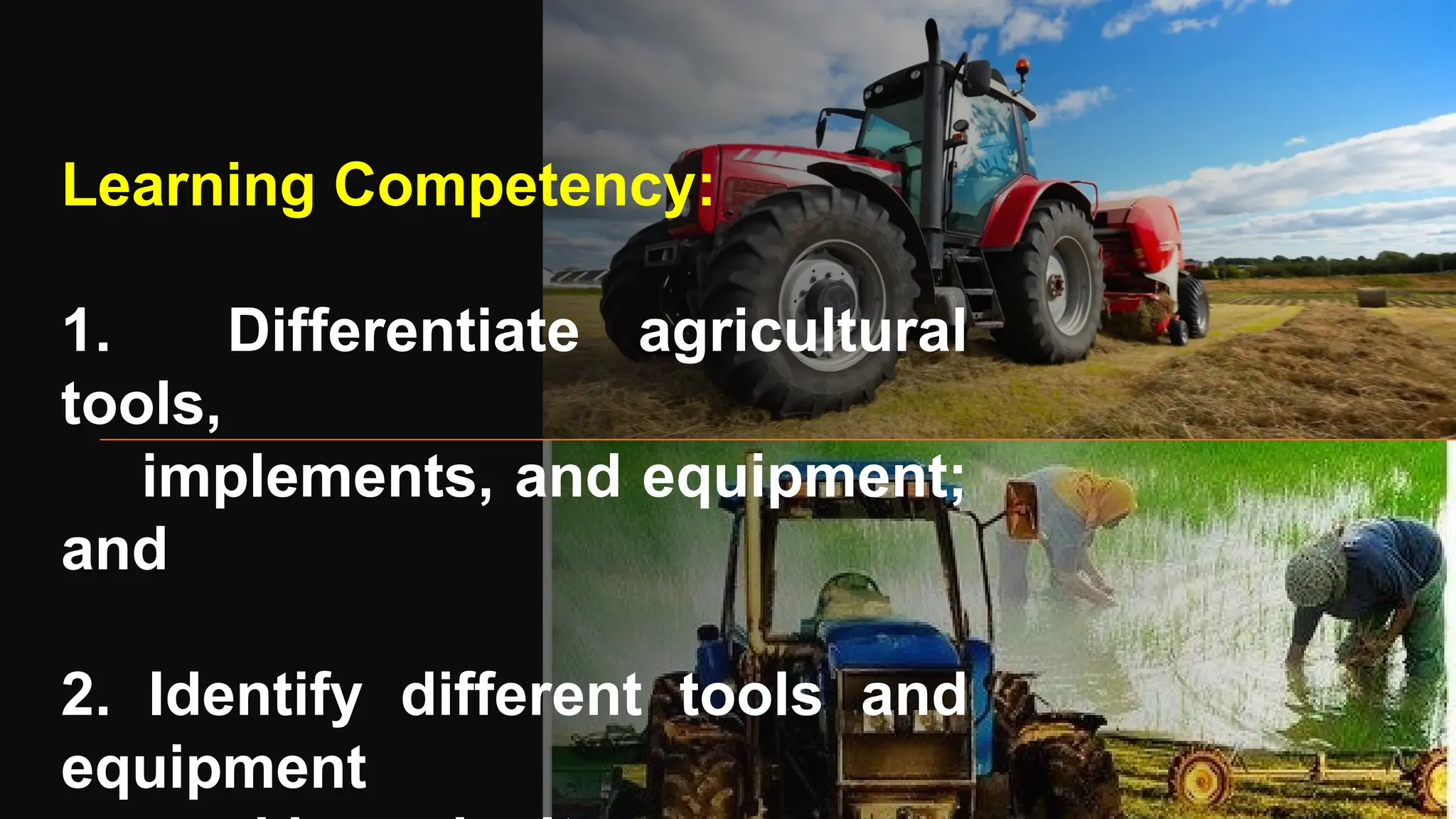 TLE Q2 - Week 1, Lesson 2 Agriculture.pptx