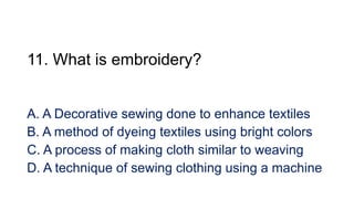 INTRODUCTION TO EMBROIDERY: TLE Q2 L1.pptx