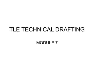 TLE TECHNICAL DRAFTING lesson for grade 8ppt | PPT