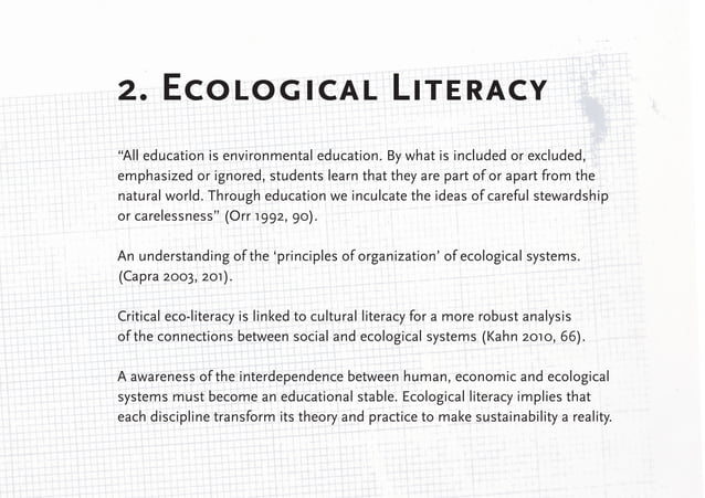 Transformative Learning for Ecological Literacy | PDF | Environment | Science