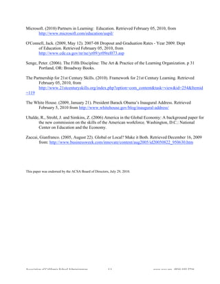 ACSA Technology Leadership Group Position Paper | PDF