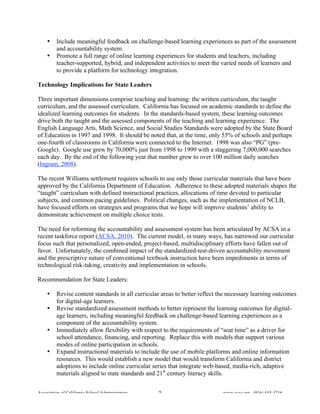 ACSA Technology Leadership Group Position Paper | PDF