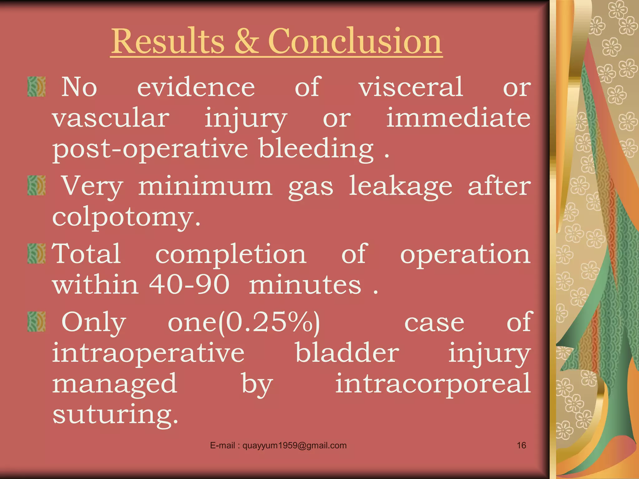 TOTAL LAPAROSCOPIC HYSTERECTOMY | PPT