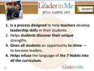 The Leader in Me Process in Indonesia | PPTX