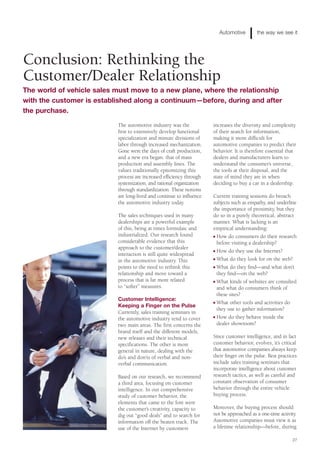 Tl Inside The Customer Dealer Relationship | PDF | Automotive Industry ...
