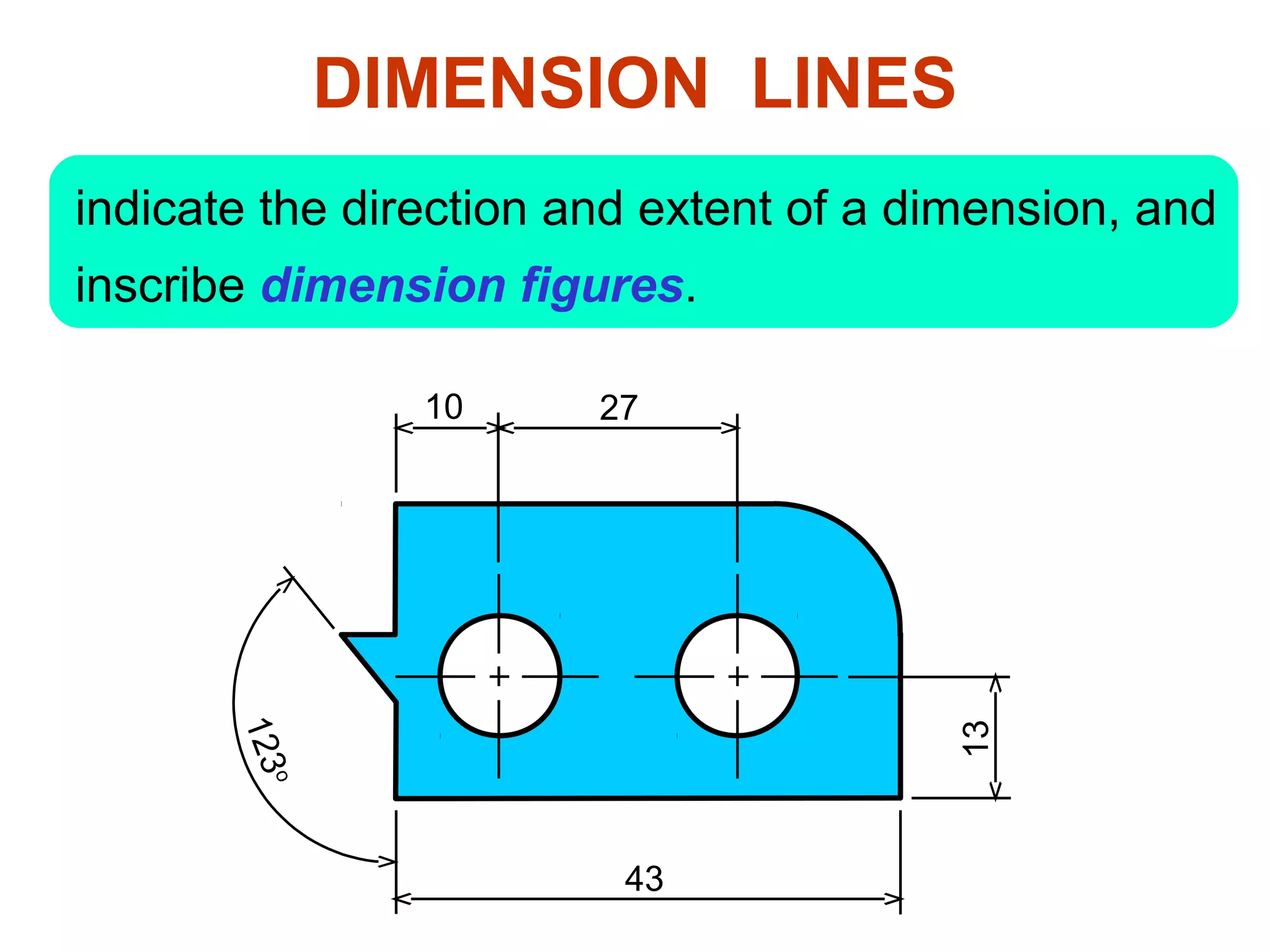 Dimensioning rules in engineering drawing | PPT