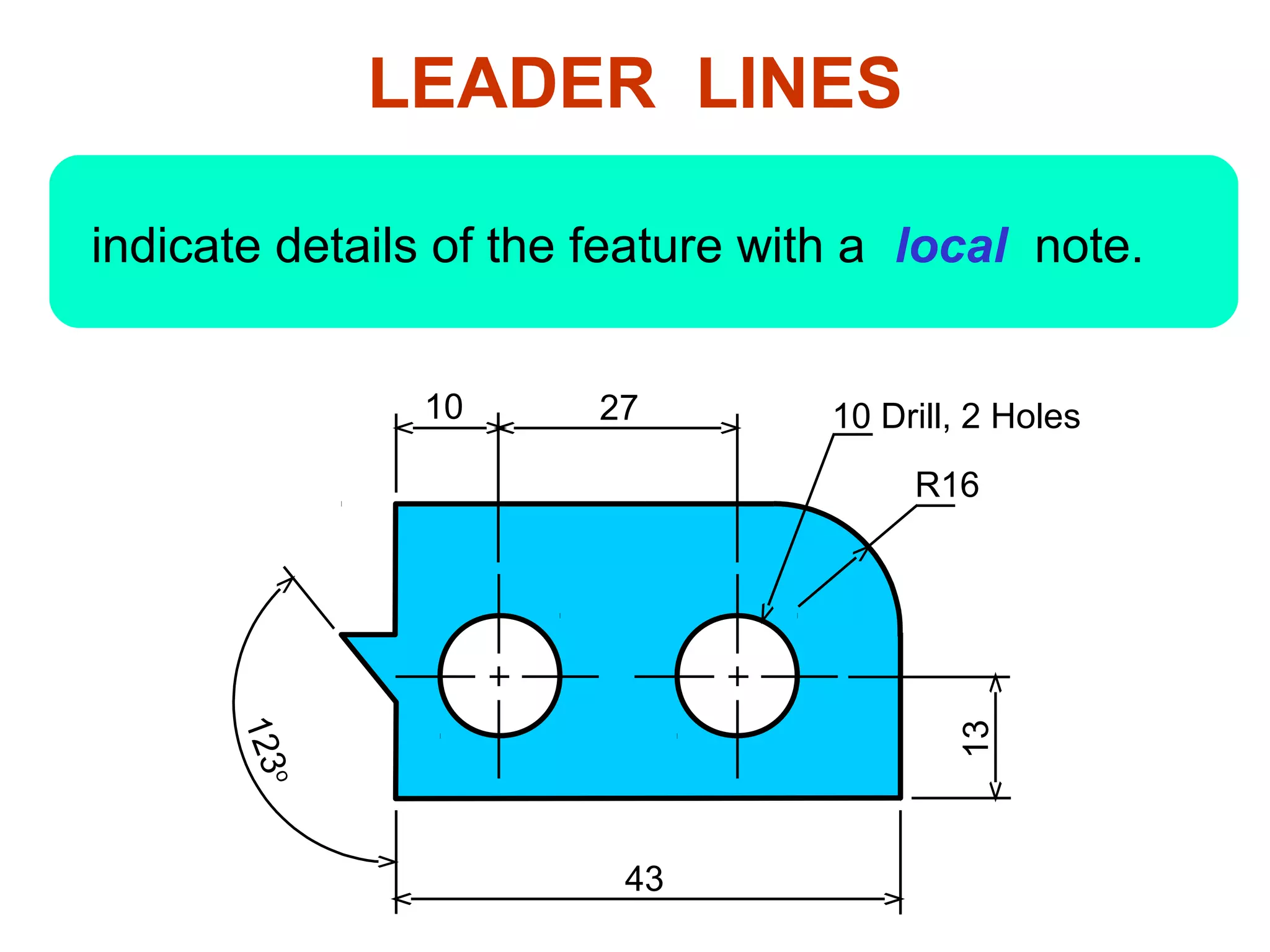 Dimensioning rules in engineering drawing | PPT