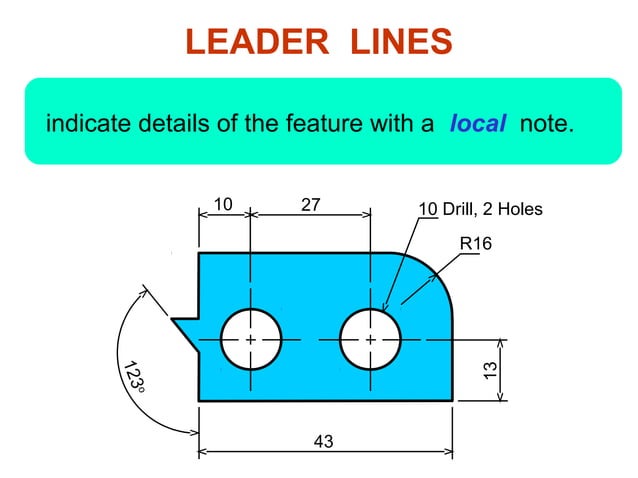 Dimensioning rules in engineering drawing | PPT
