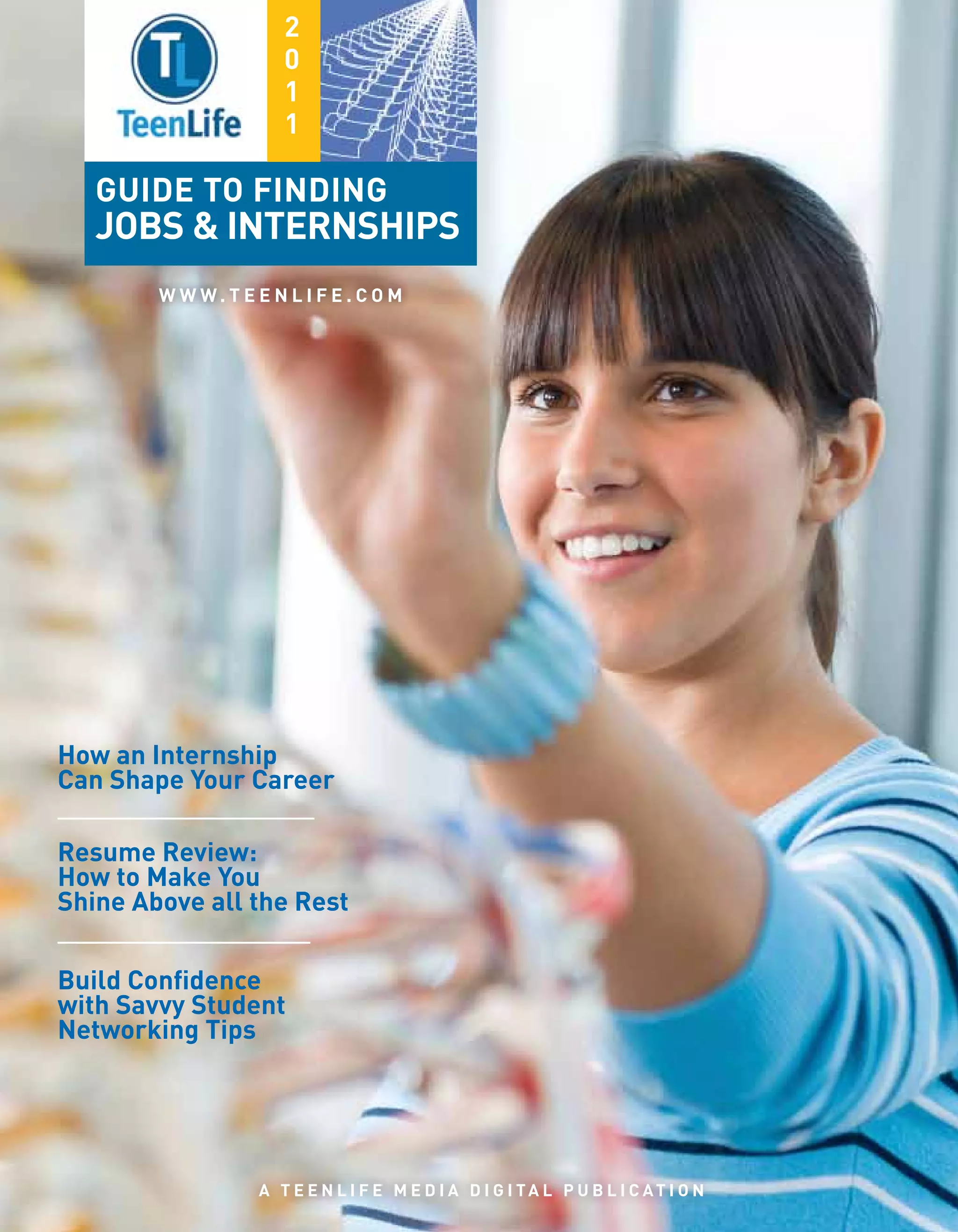 TeenLife Guide to Jobs and Internships | PDF