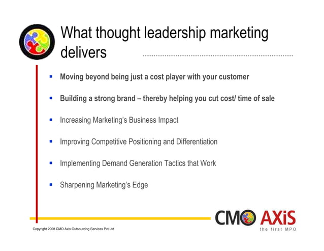 Thought Leadership Marketing | PPT