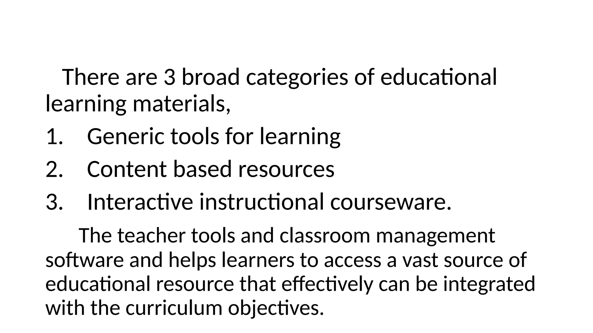 USES OF TEACHING LEARNING MATERIALS IN EDUCATION. | PPT | Free Download