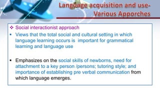 Teaching and learning materials for motor and speech development | PPT