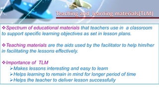 Teaching and learning materials for motor and speech development | PPT