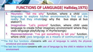 Teaching and learning materials for motor and speech development | PPT