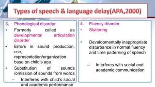 Teaching and learning materials for motor and speech development | PPT