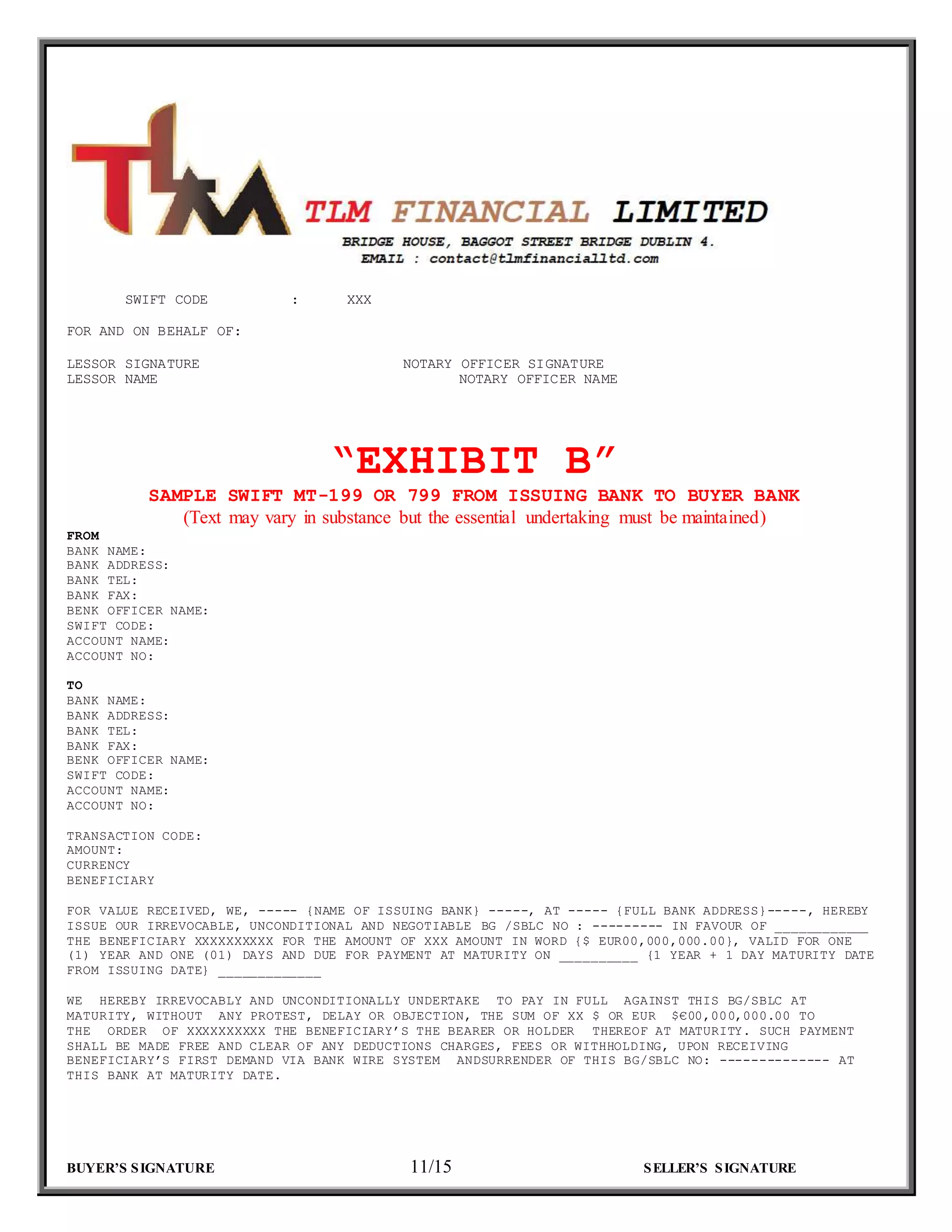 Tlm lease deed of agreement | DOCX