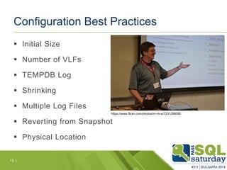 Performance Tuning of the Transaction Log | PPTX | Databases | Computer Software and Applications