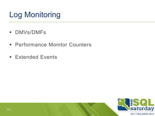 Performance Tuning of the Transaction Log | PPTX | Databases | Computer Software and Applications