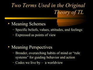 Tl original concepts class 4 | PPT