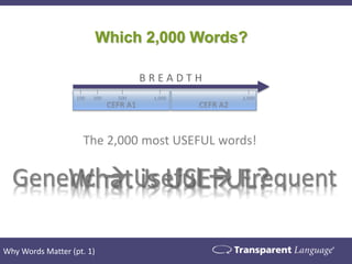 Why Words Matter: 5 Things You Should Know About Teaching Vocabulary to ...