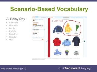 Why Words Matter: 5 Things You Should Know About Teaching Vocabulary to ...