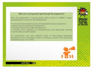 Team Leader Programme | PPT