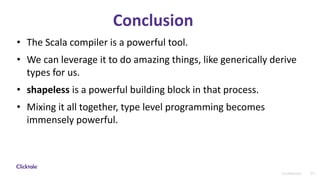 Introduction to Type Level Programming | PPT
