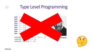 Introduction to Type Level Programming | PPT