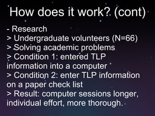 TLP presentation | PPT